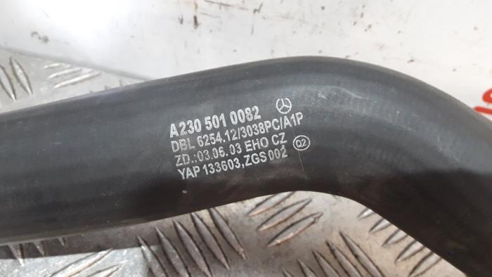 Radiator hose Mercedes SL 3.7 SL-350 V6 18V - A2305010082