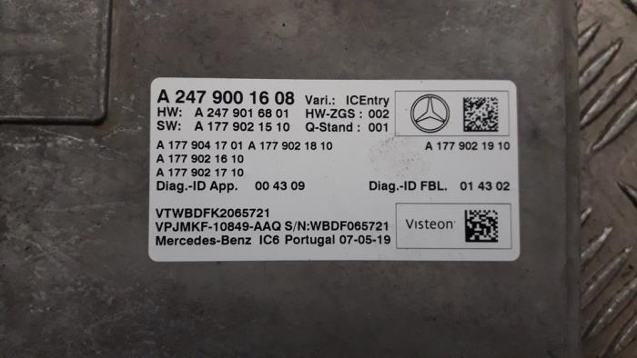 Multi-media control unit Mercedes A 1.3 A-180 Turbo 16V - A2479001608