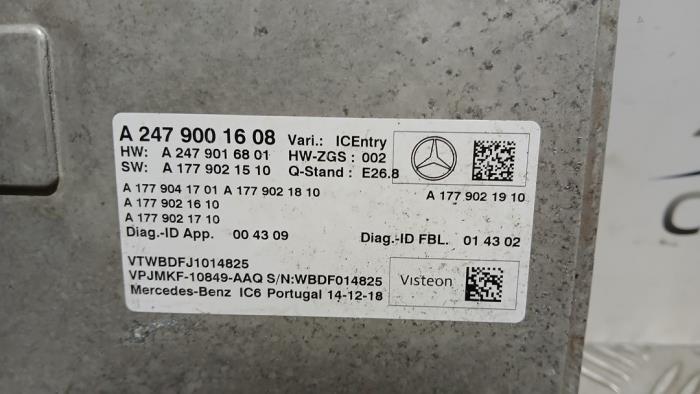 Multi-media control unit Mercedes A 1.5 A-180d - A2479001608