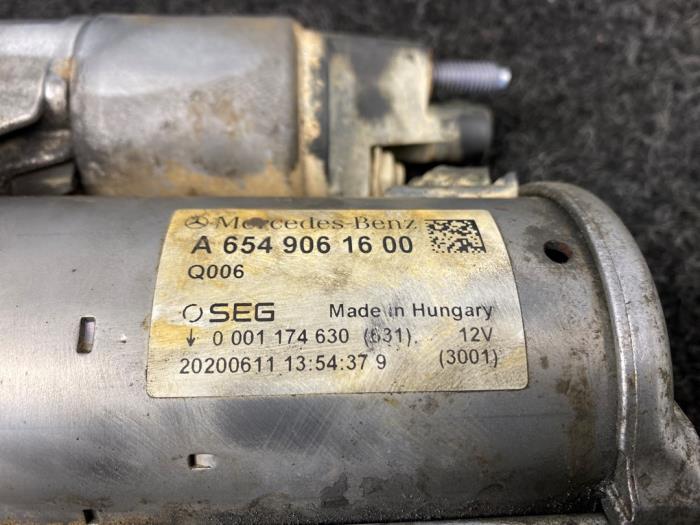 Starter Mercedes Sprinter 3,5t 315 CDI 2.0 D FWD - A6549061600 654920 OEM