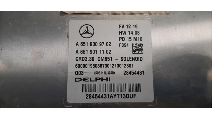Engine management computer Mercedes GLA - A6519009702 651930