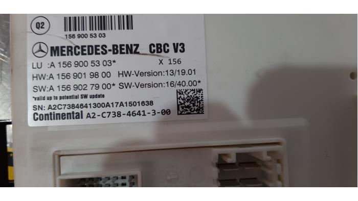 Fuse box Mercedes A 1.6 A-160 16V - A1569005303