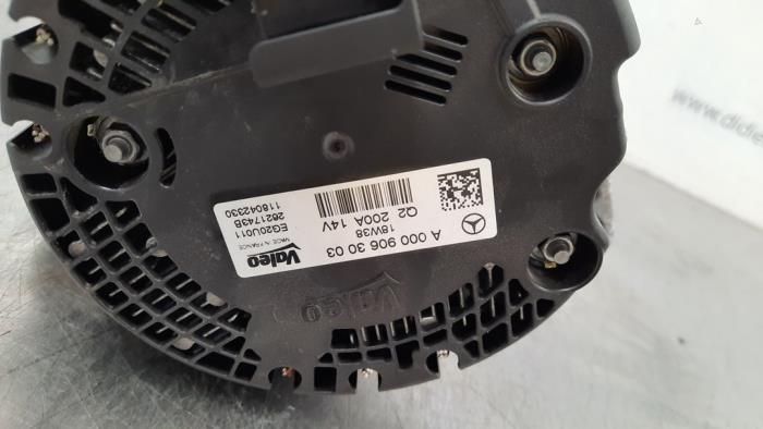 Dynamo Mercedes C C-200d 1.6 Turbo 16V - A0009063003 654916