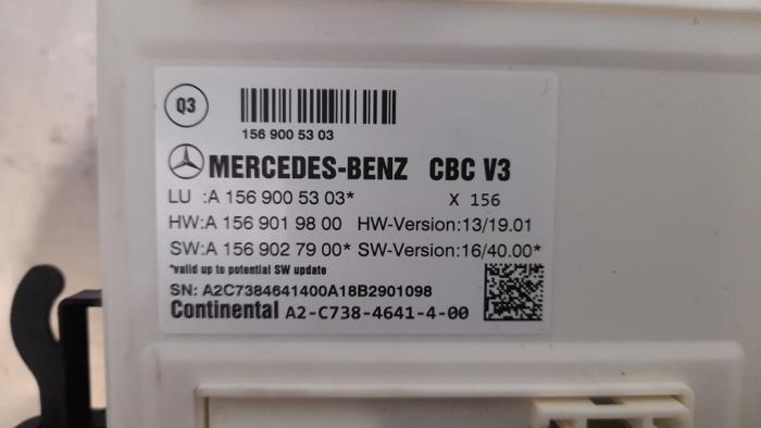 Body control computer Mercedes GLA 2.2 200 CDI, d 16V - A1569005303 651930