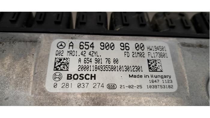 Engine management computer Mercedes CLA 2.0 CLA-180d - A6549009600 654920
