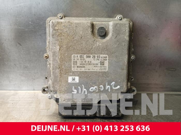 Engine management computer Mercedes Vito 2.2 116 CDI 16V - A6519002803 ...