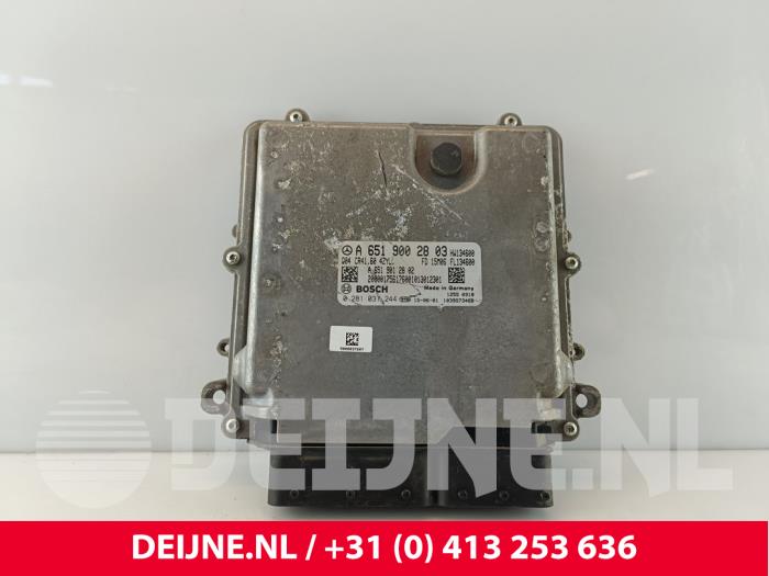 Engine management computer Mercedes Vito 2.2 116 CDI 16V - A6519002803 ...