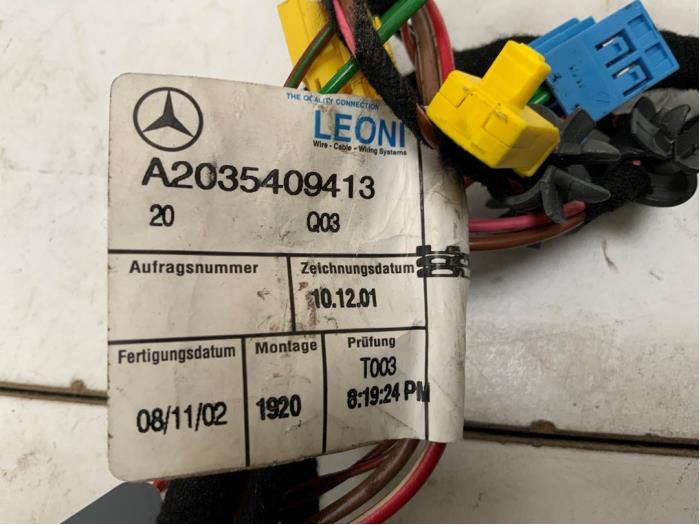 Wiring harness Mercedes C Sportcoupé 2.2 C-220 CDI 16V - A2035409413