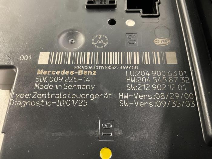 Comfort Module Mercedes C 2.2 C-200 CDI 16V BlueEFFICIENCY - 2049006301 ...