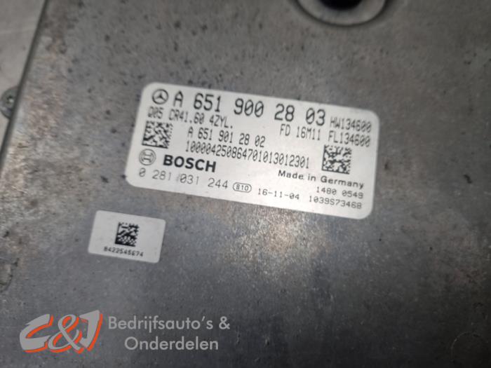Ignition lock + computer Mercedes Vito 2.2 114 CDI 16V - A6519002803 651950