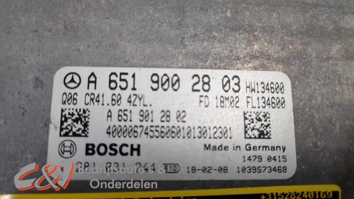 Engine management computer Mercedes Vito 2.2 119 CDI 16V BlueTEC ...