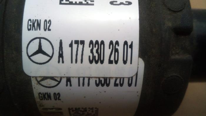 Front drive shaft, left Mercedes GLA 1.3 200 Turbo 16V - A1773302601 ...