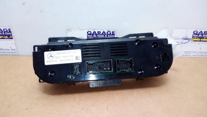 Heater control panel Mercedes C 2.2 C-200 CDI 16V BlueEFFICIENCY ...