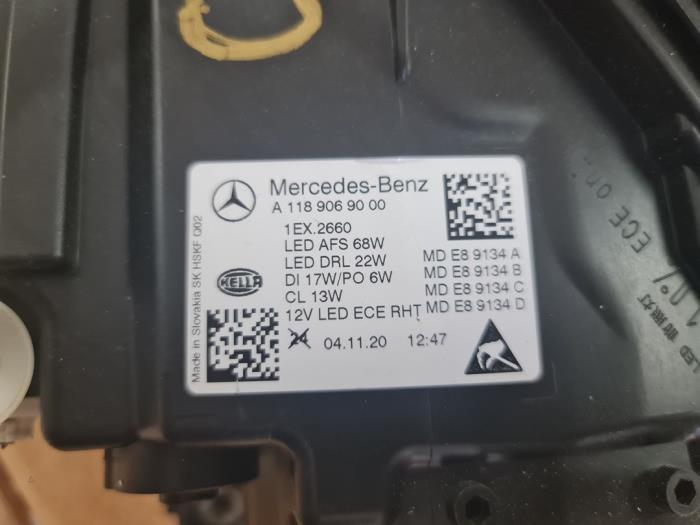 Headlight, right Mercedes CLA Shooting Brake - A1189069000 MERCEDES