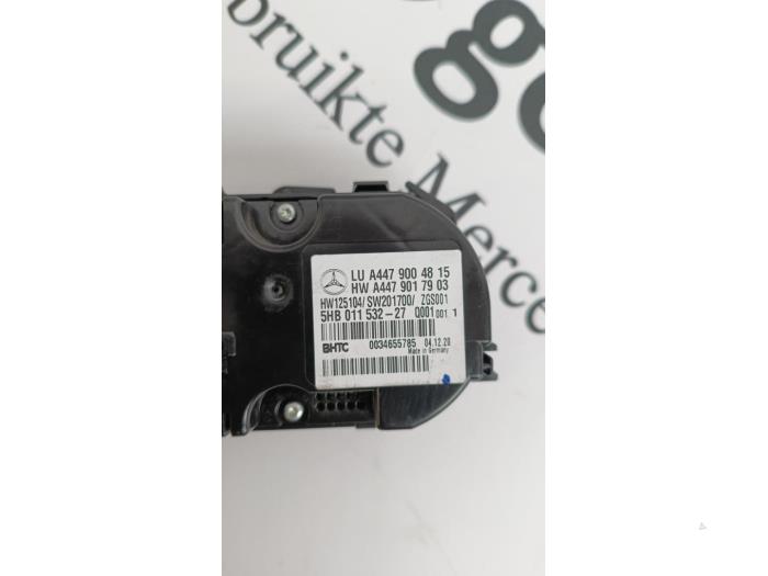 Air conditioning control panel Mercedes Vito 1.6 111 CDI 16V ...