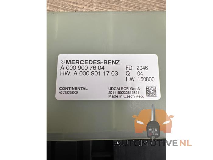 Adblue Computer Mercedes Sprinter 3,5t 316 CDI 2.1 D RWD - A0009007604 ...