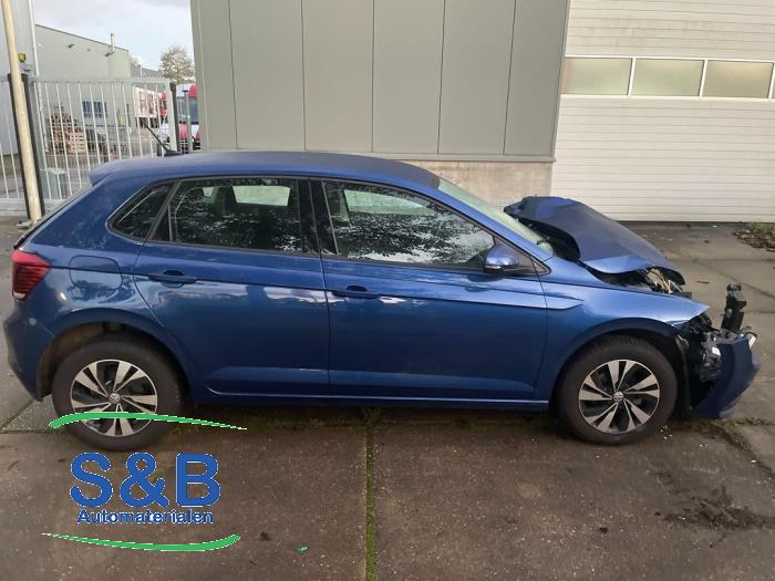 Volkswagen Polo VI 1.0 TSI 12V Épave (2019, Bleu) Schaap & Bron