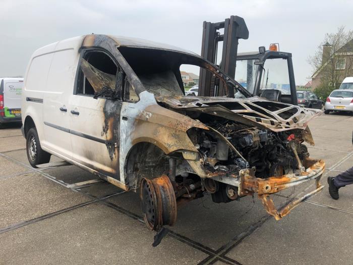 Volkswagen Caddy Salvage vehicle (2016, White)