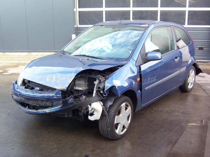Ford Fiesta VI 1.4 TDCi Salvage vehicle (2006, Blue)