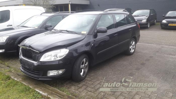 Skoda Fabia II Combi 1.2 TDI 12V Greenline Damaged vehicle (2010, Black)