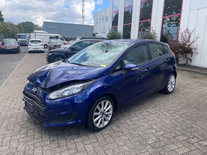 Ford Fiesta VII 1.6 TDCi 16V ECOnetic Salvage vehicle (2013, Blue)