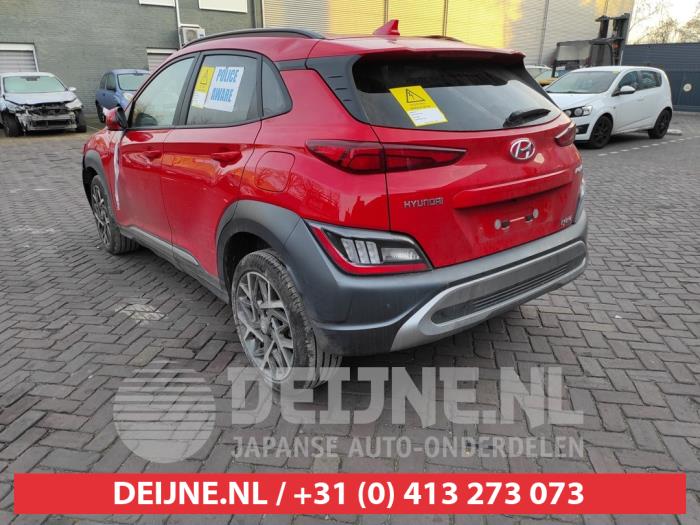 Hyundai Kona 1.6 GDi HEV 16V Salvage vehicle (2022, Red)