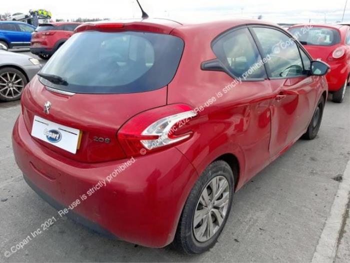 Peugeot 208 I 1.0 Vti 12V PureTech Salvage vehicle (2013, Red)