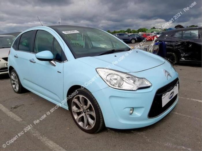 Citroen C3 1.4 16V VTi Salvage vehicle (2010, Light, Blue)