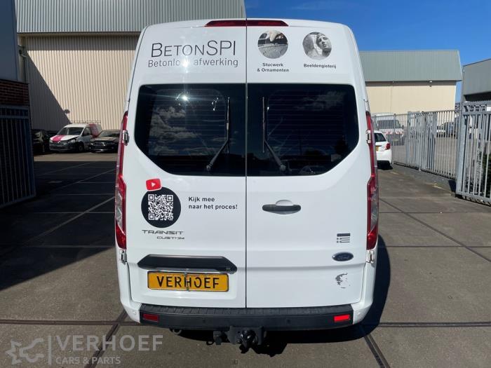 Ford Transit Custom 2.0 TDCi 16V Eco Blue 130 Épave (2018, Blanc)