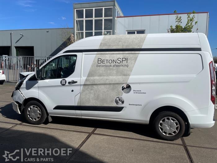 Ford Transit Custom 2.0 TDCi 16V Eco Blue 130 Épave (2018, Blanc)