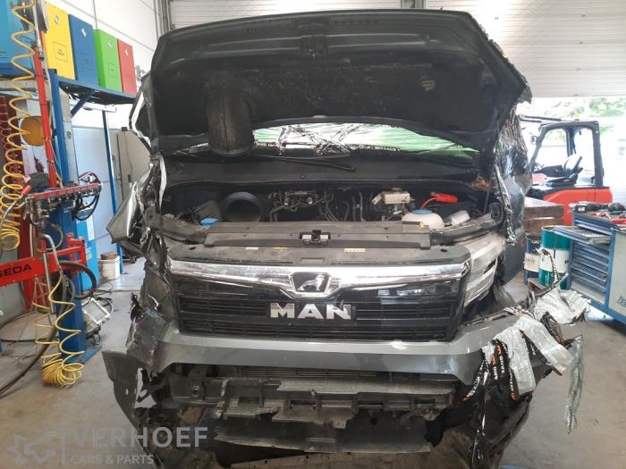MAN TGE 2.0 TDI Salvage vehicle (2021, Gray) Verhoef Cars & Parts
