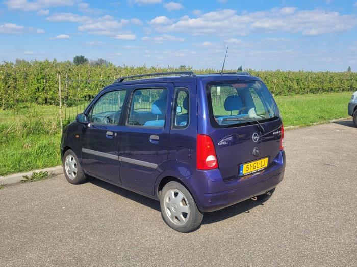 Opel Agila 1.2 16V Occasion (2001, Blue) Jansen van Beek