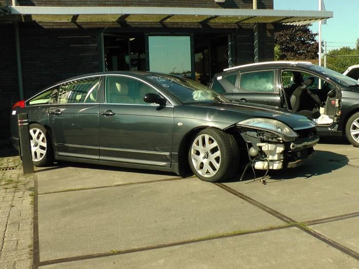 Citroen C6 2.7 HDiF V6 24V Salvage vehicle (2009, Gray)