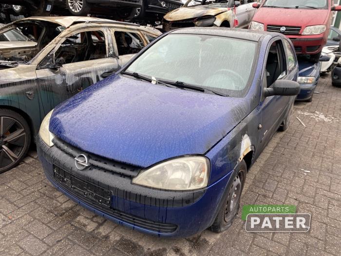 Opel Corsa C 1.0 12V Salvage vehicle (2002, Blue) Autoparts Pater