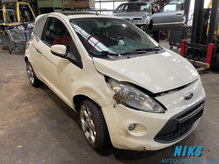 Ford Ka II 1.2 Salvage vehicle (2010, White) Niks autodemontage