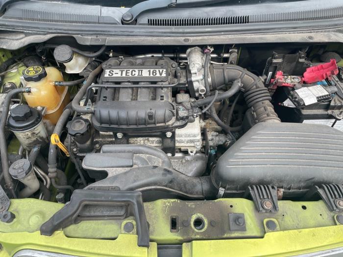 Chevrolet Spark 1.2 16V Salvage vehicle (2013, Green)