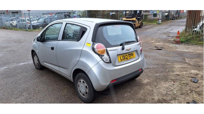 Chevrolet Spark 1.0 16V Bifuel Salvage vehicle (2012, Silver)
