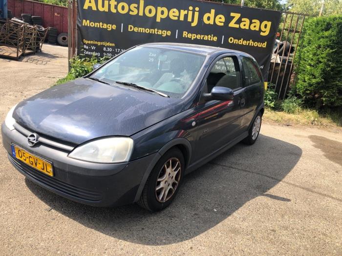 Opel Corsa C 1.4 16V Salvage vehicle (2001, Blue)