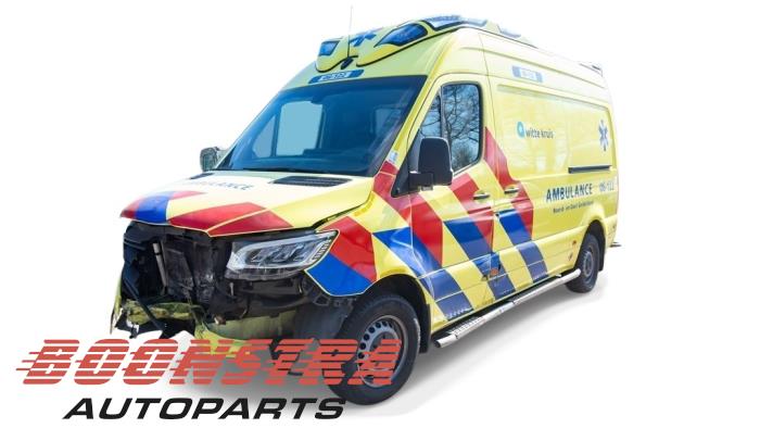 Mercedes Sprinter 3,5t 319 CDI V6 24V 4x4 Salvage vehicle (2020, Yellow)
