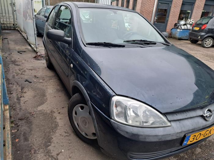 Opel Corsa C 1.2 16V Salvage vehicle (2000, Blue)