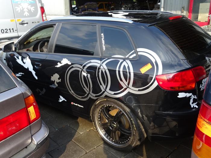 Audi A3 Sportback 1.6 Damaged vehicle (2007, Black)