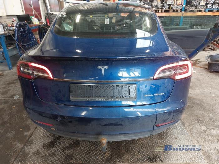 Tesla Model 3 EV AWD Salvage vehicle (2019, Blue)