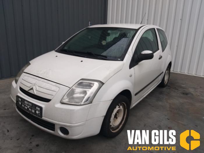Citroen C2 1.4 HDI Salvage vehicle (2008, White)