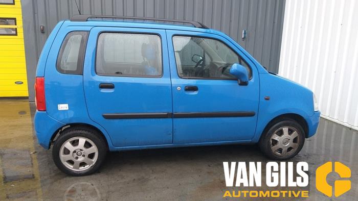 Opel Agila 1.2 16V Salvage vehicle (2001, Blue)