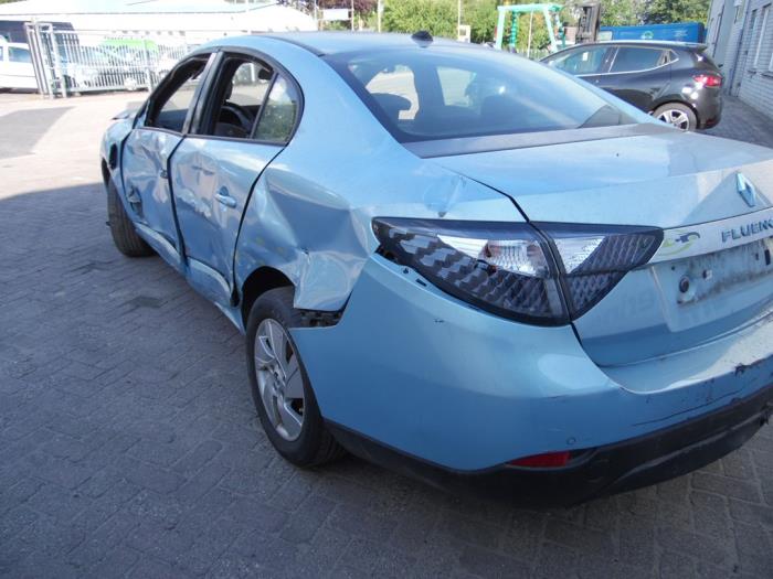 Renault Fluence ZE Salvage vehicle (2013, Blue)