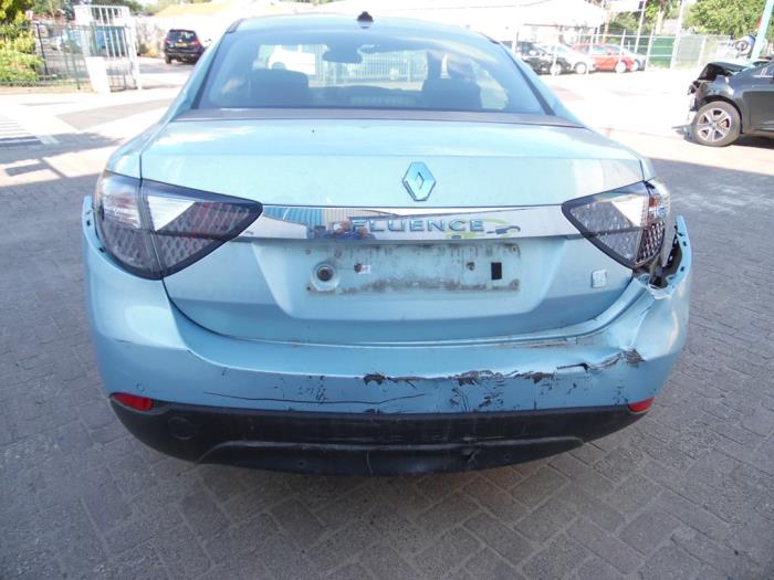 Renault Fluence ZE Salvage vehicle (2013, Blue)