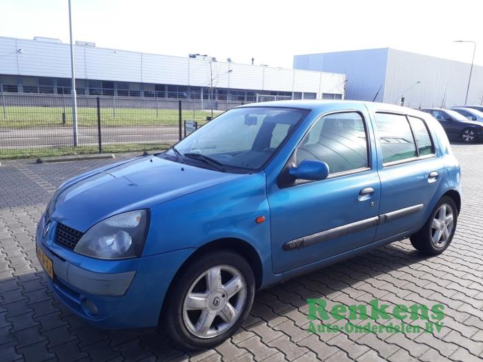 Renault Clio II 1.2 16V Salvage vehicle (2002, Blue)