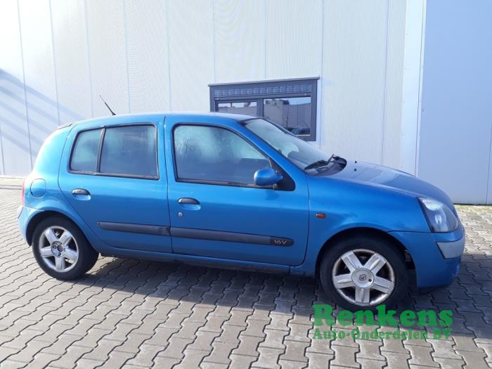Renault Clio II 1.2 16V Salvage vehicle (2002, Blue)