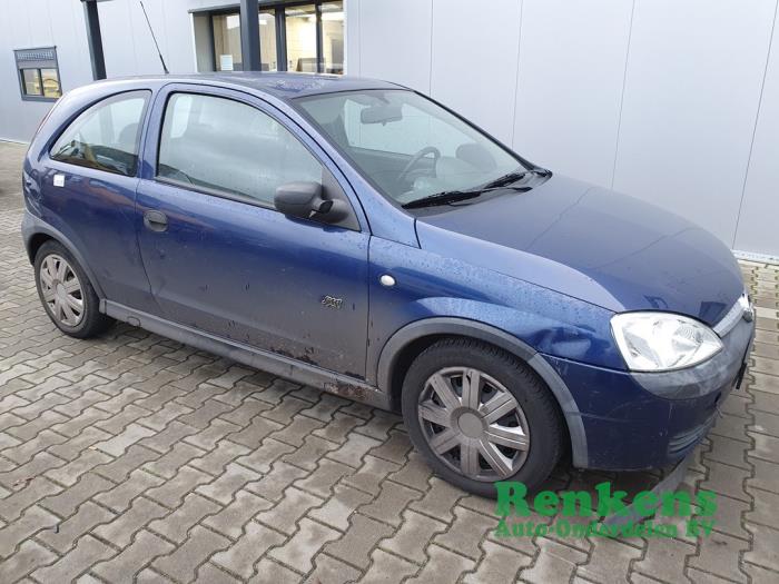 Opel Corsa C 1.4 16V Salvage vehicle (2003, Blue)