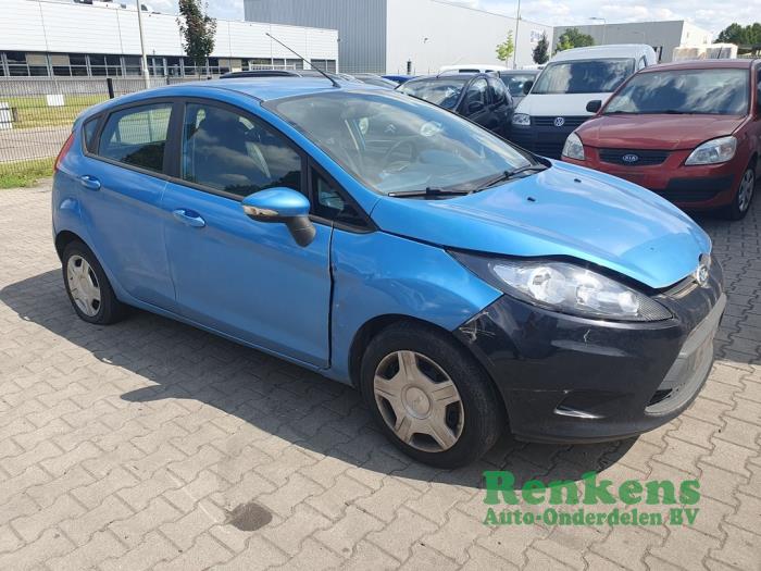 Ford Fiesta 6 1.6 TDCi 16V 90 Vehículo de desguace (2010, Azul)